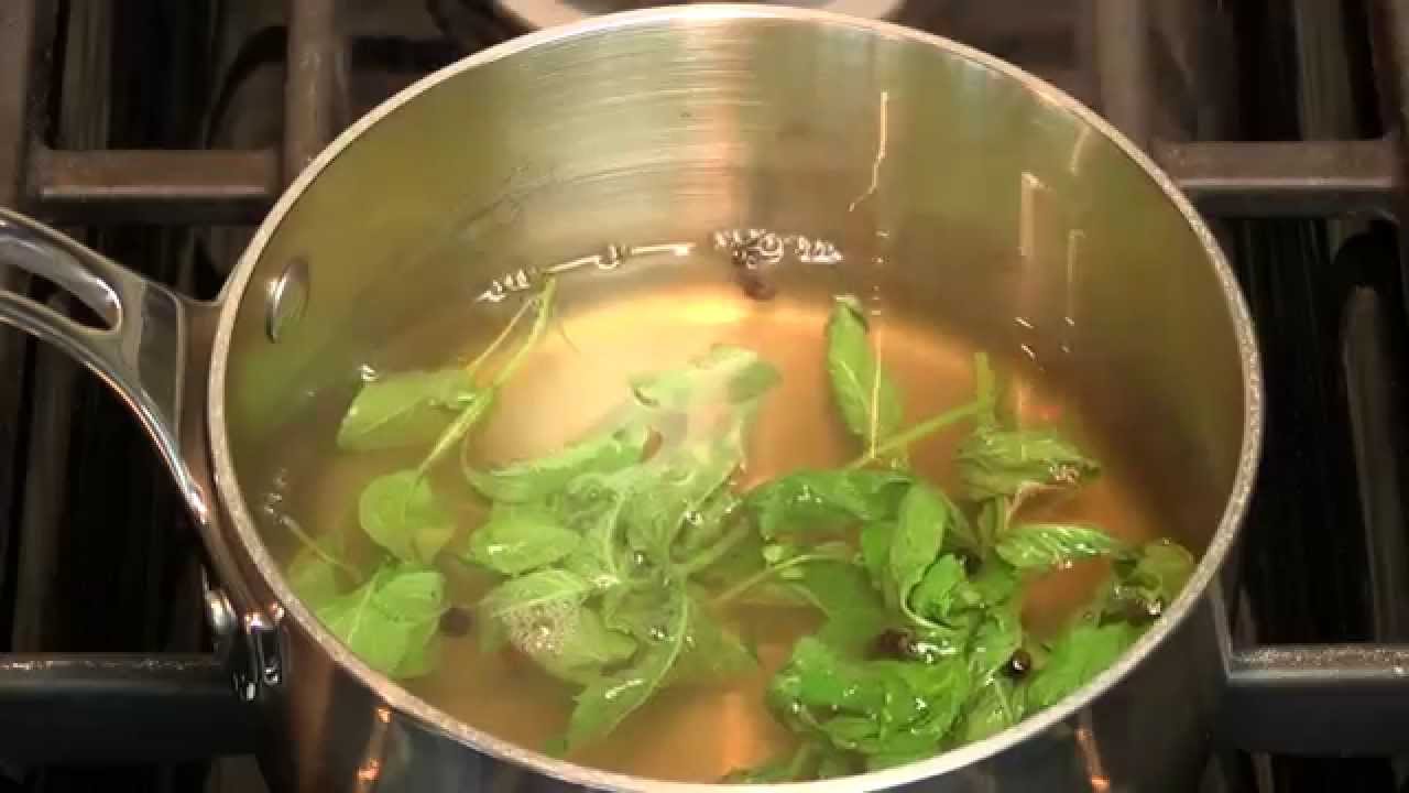 Oregano-Mint Syrup from the Cocktail Dudes - YouTube