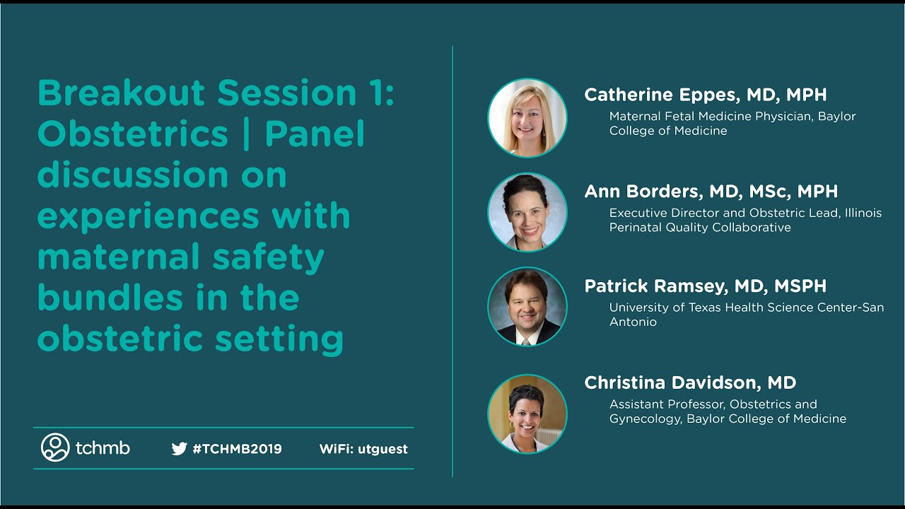 TCHMB 2019: Experiences with Maternal Safety Bundles in the Obstetric ...
