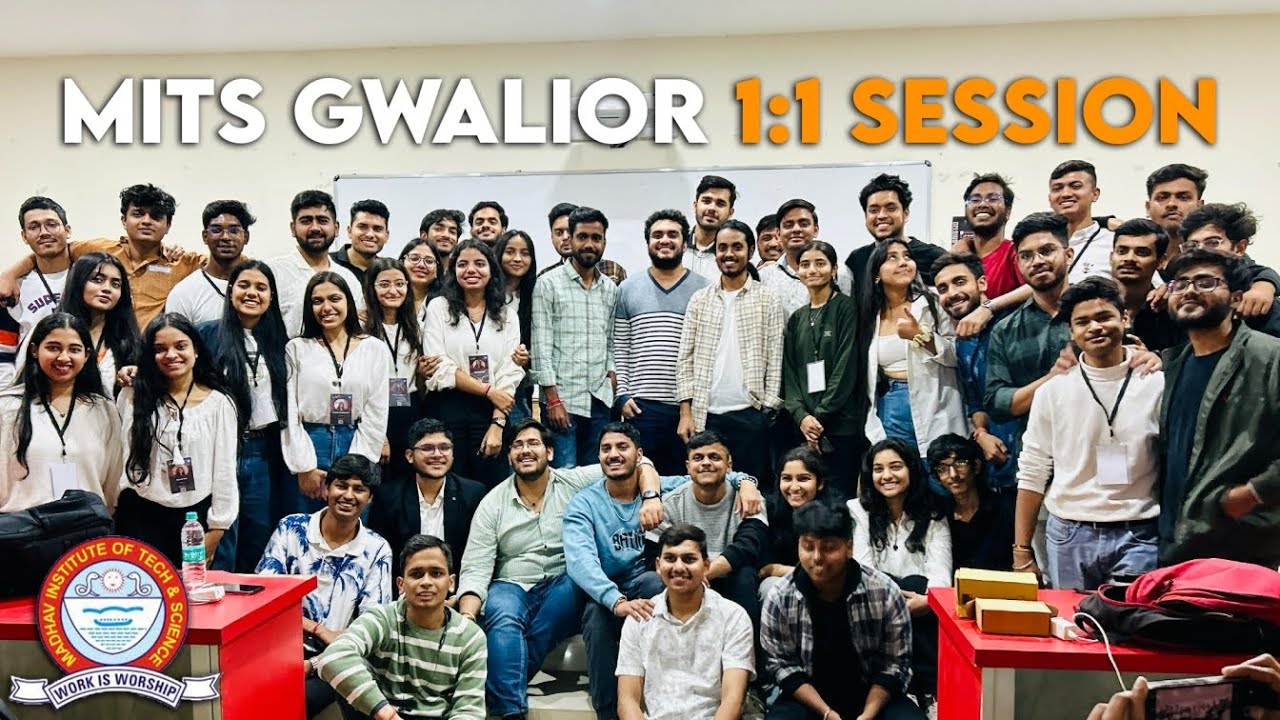 MITS Gwalior 1:1 Live Session | Part 2 - Final - YouTube