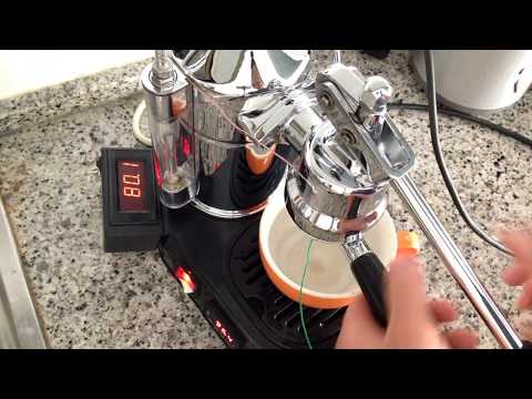 La Pavoni Pro with PID kit. Electronic temperature control. Home lever espresso machine