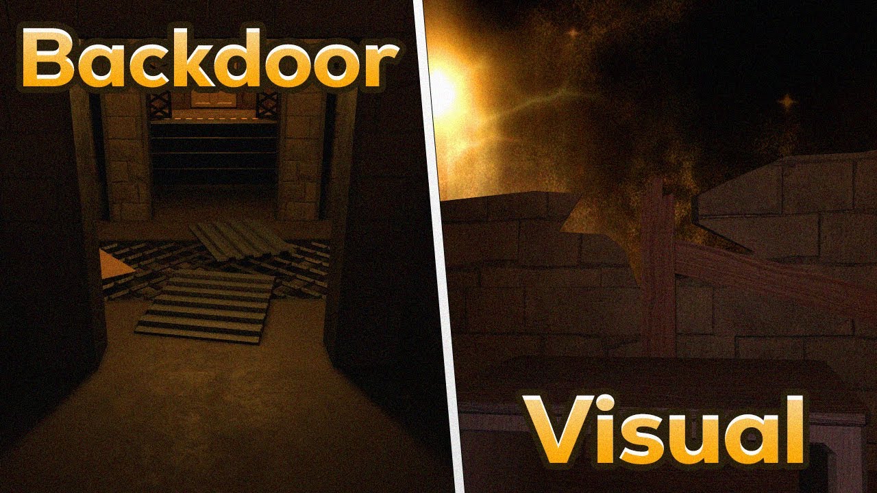 MELHORARAM o The BACKDOOR!! Novo Visual - Doors 👁️ - YouTube