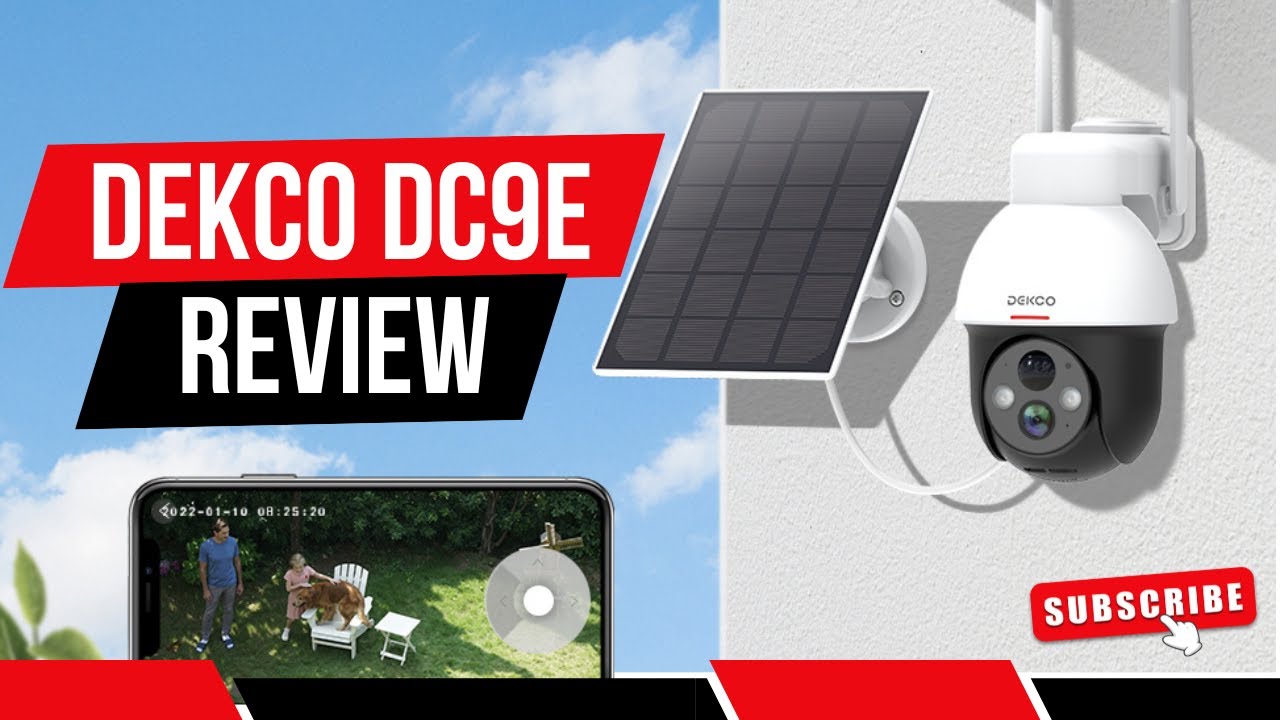 DEKCO DC9E Review: Is This the Best Solar Security Camera? - YouTube