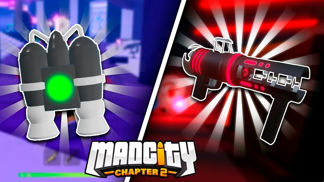 ⭐COMO CONSEGUIR el JETPACK y la DEATH RAY en Mad City Chapter 2 ...