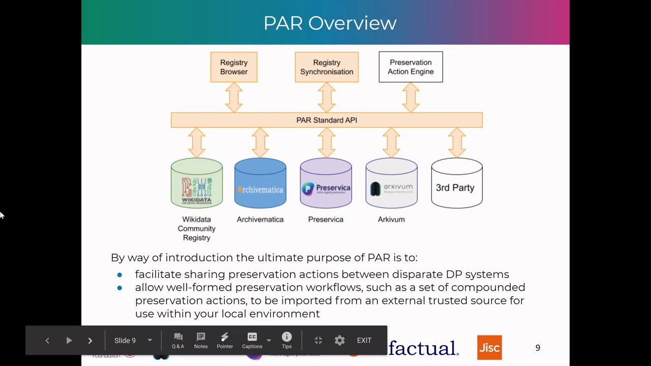 Collaborative Preservation With PAR - YouTube