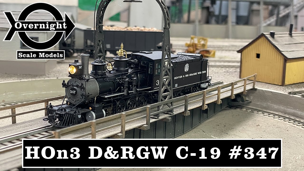 HOn3 Blackstone Models D&RGW C-19 #347 - YouTube