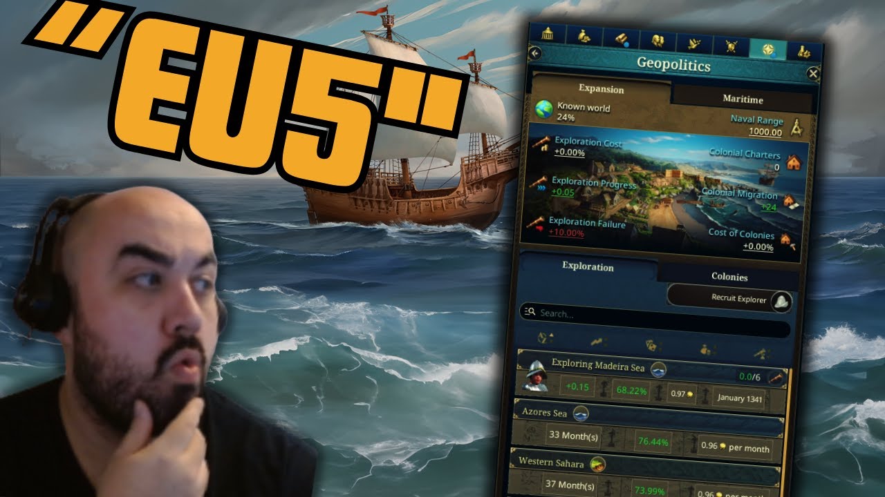 Exploration in EU5 Plus Geopolitics Tab - Tinto Talks #21 - YouTube
