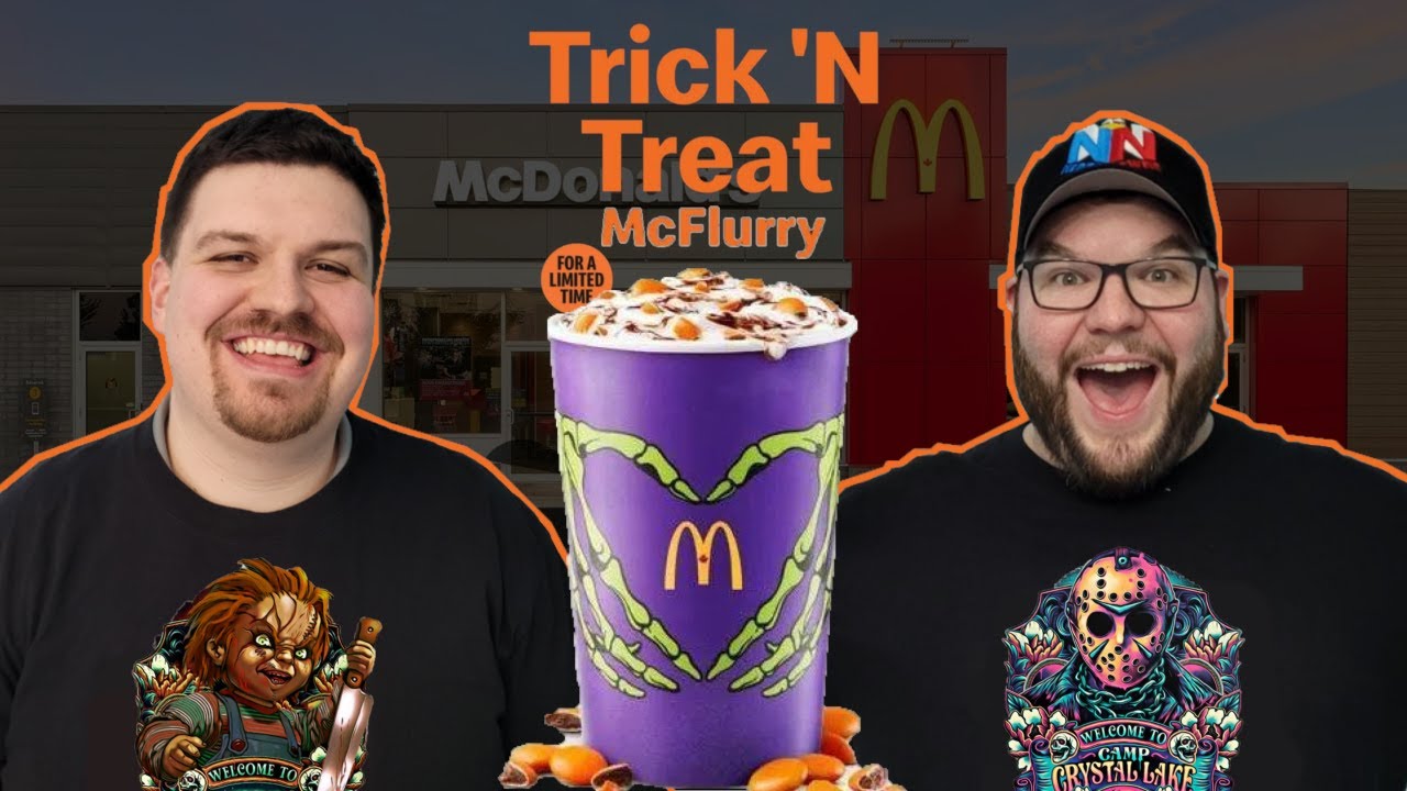 NEW McDonald's Trick 'N Treat McFlurry Review! - YouTube