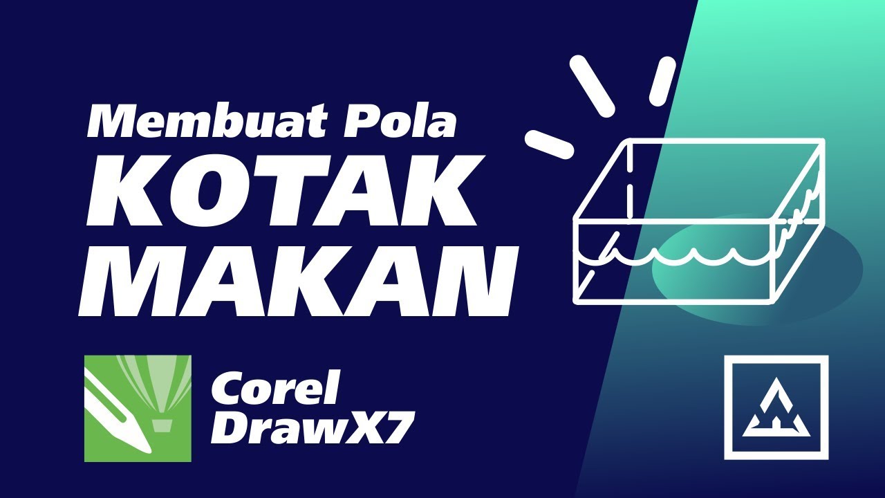 Tutorial Membuat Pola Kotak Makan Dengan Corel Draw X7 - YouTube