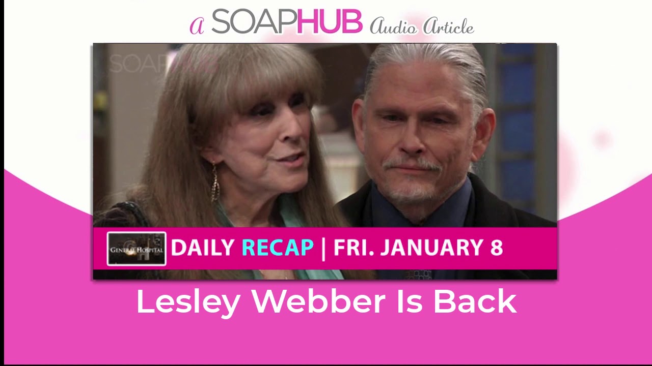 General Hospital Recap Lesley Webber Is Back - YouTube