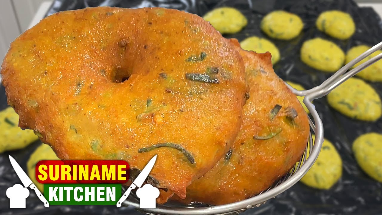 Surinaamse Bara Recept Met Verse Spinazie | Surinamese Bara Recipe with ...