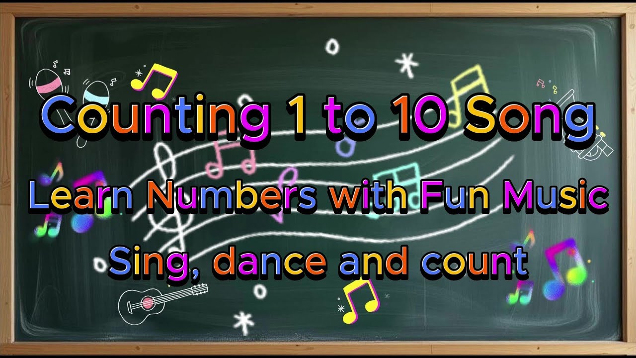 Counting 1 to 10 Song |Learn Numbers with Fun Music 🎶 - YouTube