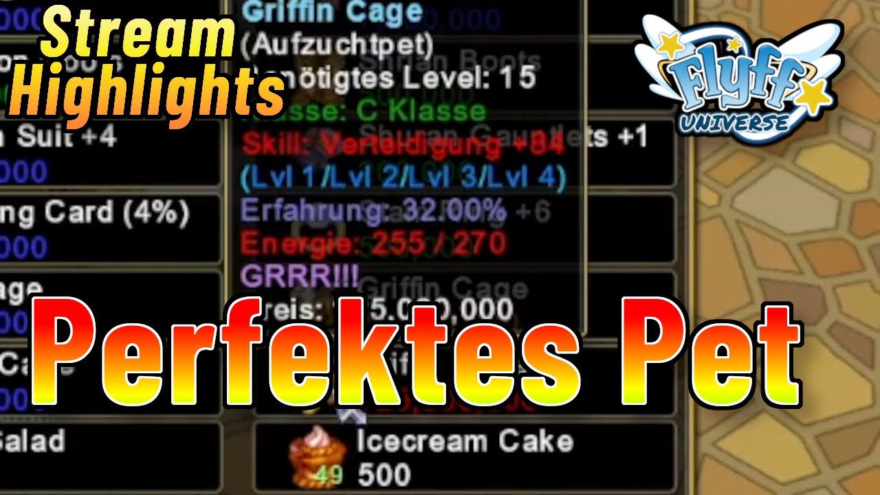 Flyff Universe - Mein neues Perfekt geleveltes Pet hat nur XXX Penya ...
