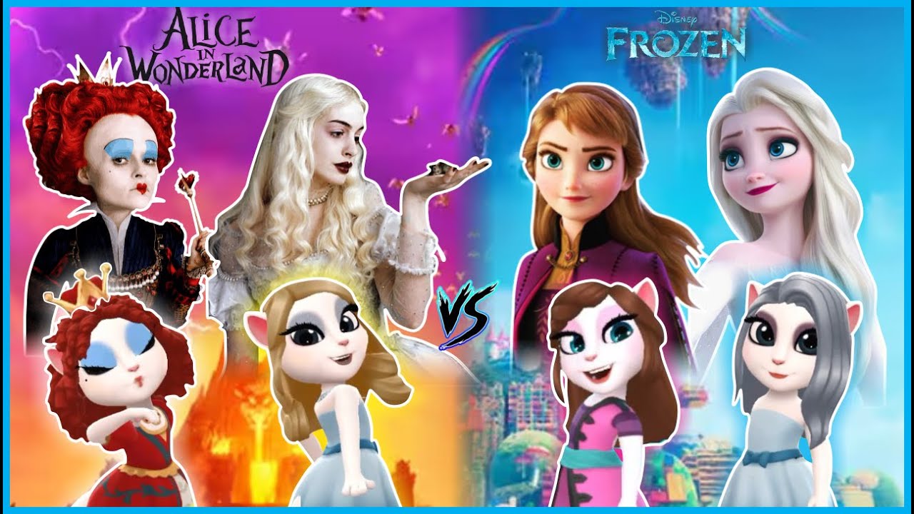 My Talking Angela 2 | New Update Challenge | Alice in wonderland vs ...
