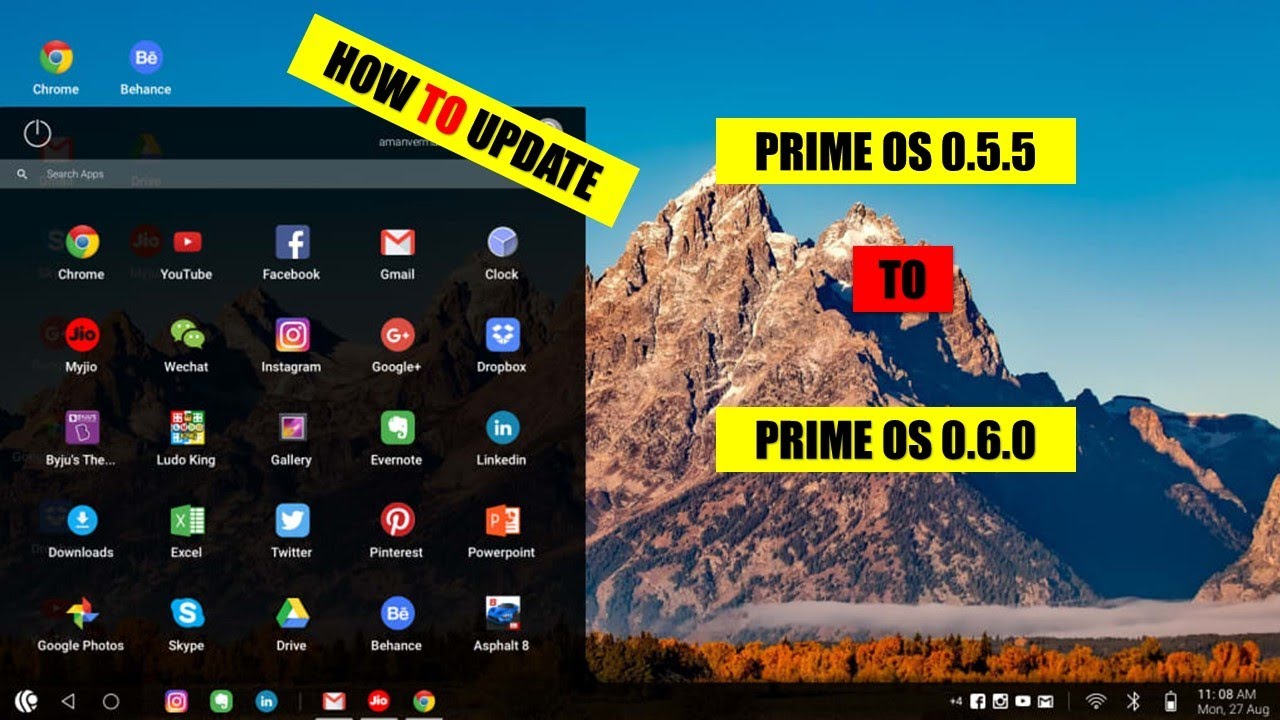 PRIME OS LATEST UPDATE | 0.6.0 VER | UPGRADE GUIDE 2021 සිංහල - YouTube