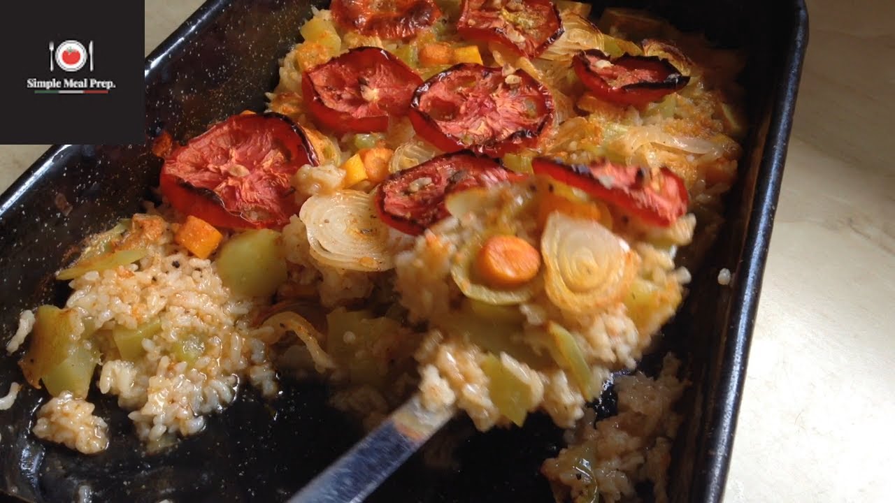 Recept za posno jelo od tikvica sa puno povrća zapečeno u rerni - YouTube