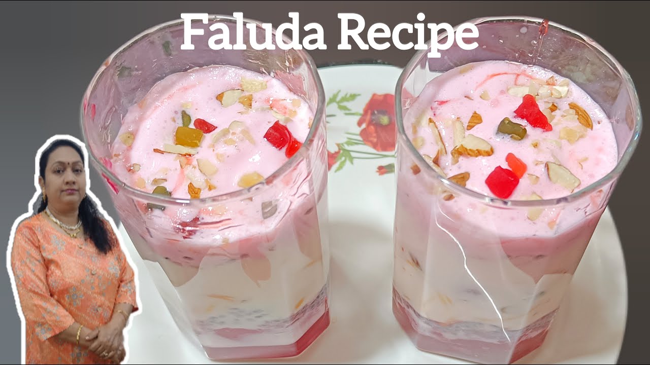 Strawberry Flavor Faluda recipe - YouTube