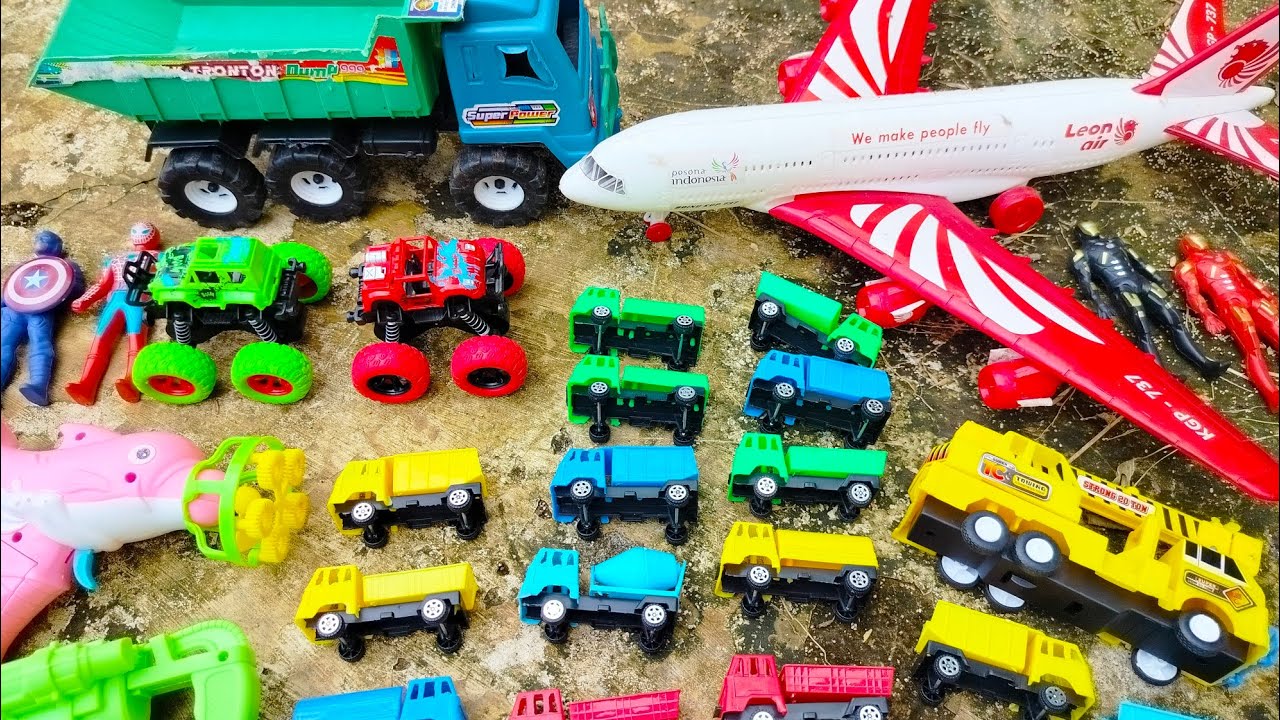 Hunting Toys truk kecil pesawat truk Monster truk derek dan lain lain ...