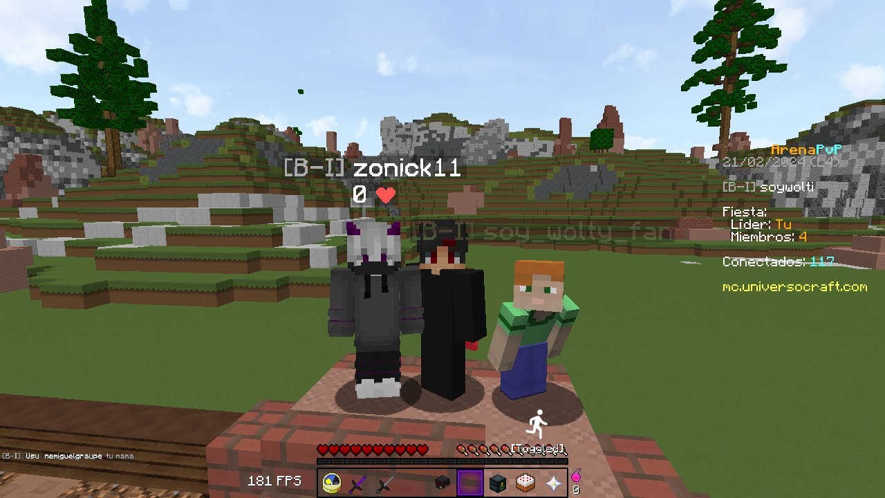 un dia con wolti en minecraft pvp. - YouTube