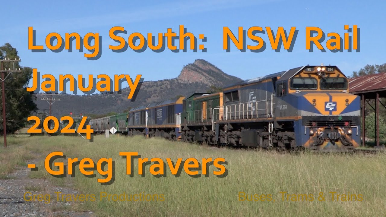 Australian Railways NSW Long South January 2024. See SSR, Rail First ...