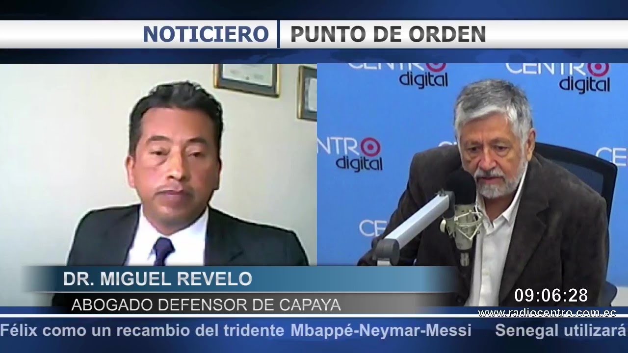 Entrevista exclusiva a Miguel Revelo - Abogado Defensor de ‘Capaya ...