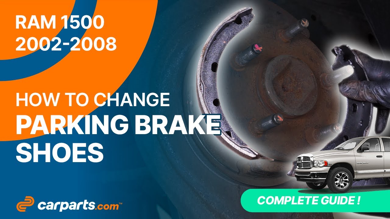 How to replace the Parking Brake Shoes 2002 - 2008 Dodge RAM 1500 🚗 ...