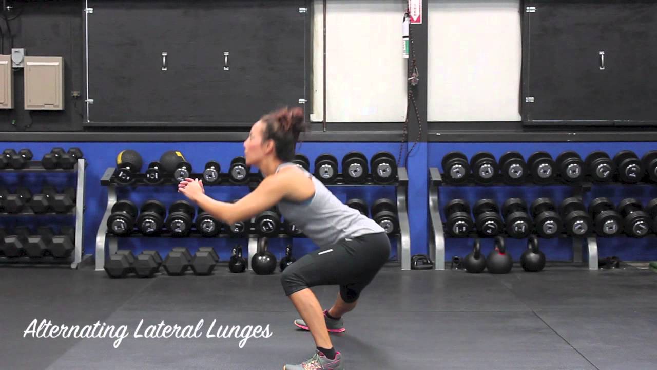 Dynamic Alternating Lateral Lunges - Reign Fitness & Performance - YouTube