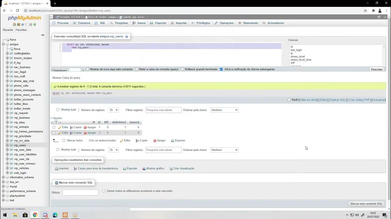 FIVEM LUA Aula 8 MYSQL SELECT LEFT JOIN INNER JOIN - YouTube