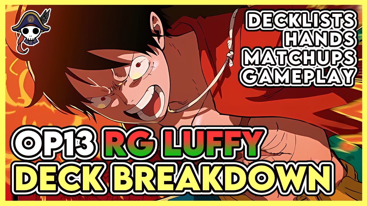 [OP13] RG Luffy Deck Breakdown - 10k Counter For 2 DON?!?! - YouTube
