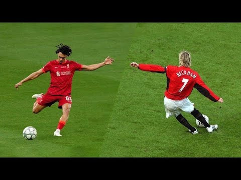 BECKHAM VRS TRENT , WHO IS THE BEST IN LONG PASSES ? WATCH NOW - YouTube