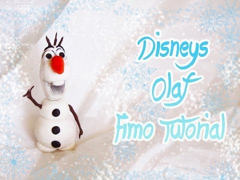 Disney's Olaf Polymer Clay tutorial - YouTube