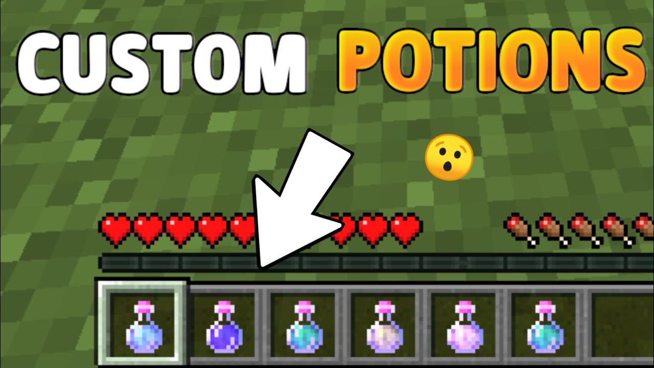 Minecraft But There Custom Op Potions... || #minecraft - YouTube
