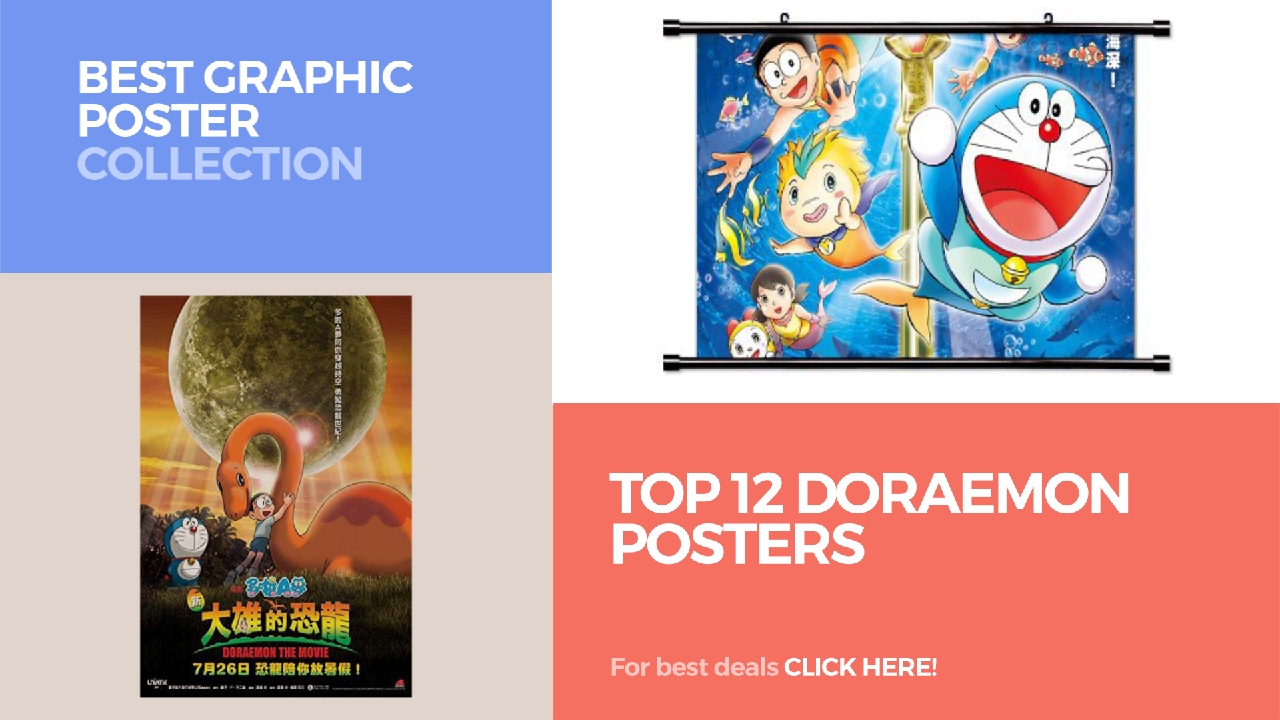 Top 12 Doraemon Posters // Best Graphic Poster Collection - YouTube