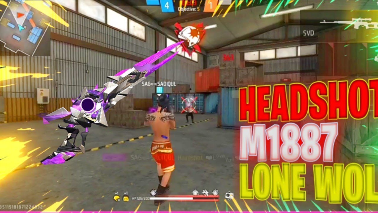 FREE FIRE lone wolf thumbnail finally complete full watch place 1vs1 ...