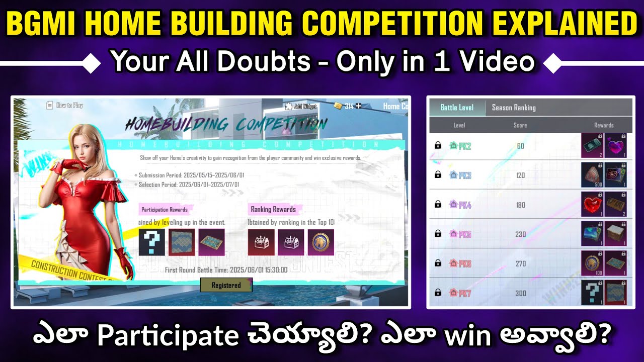 😱 Bgmi లో కొత్త Popularity Battle || BGMI Home Building Competition ...
