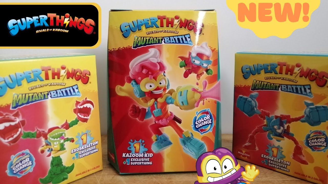 ⚠️ SuperThings MUTANT BATTLE Unboxing!! 🔥 Opening A KAZOOM KID And MORE ...