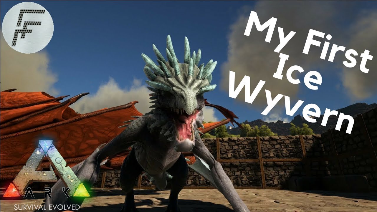 My First Ice Wyvern - ARK: Survival Evolved Game play - YouTube