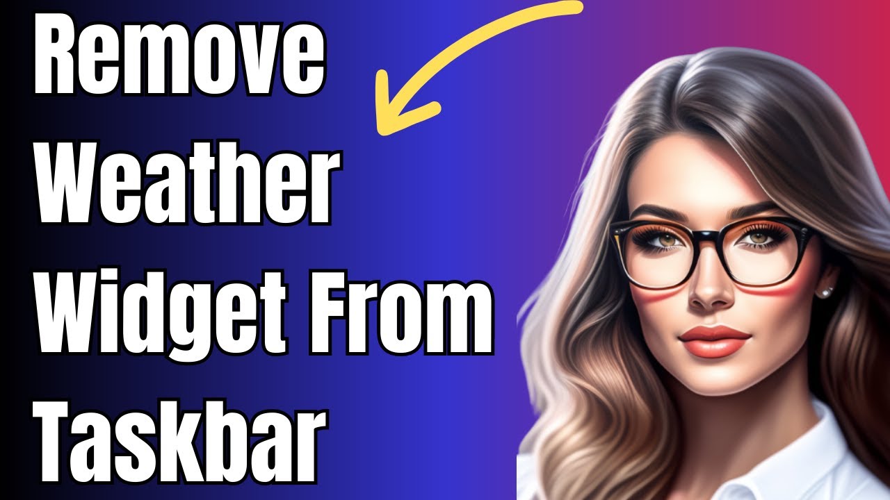 How To Remove Weather Widget on Windows 10 Taskbar - YouTube