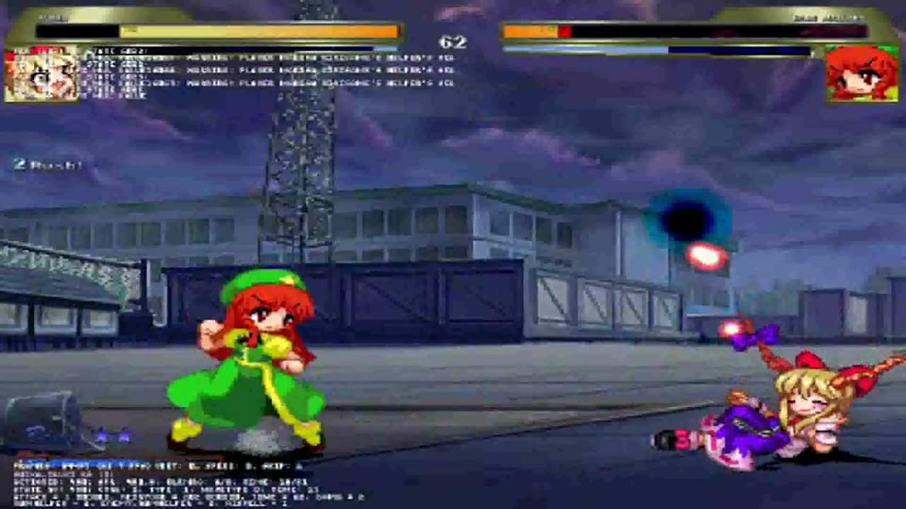 Mugen- Suika vs Master china, Hong meiling y Yami Miko - YouTube