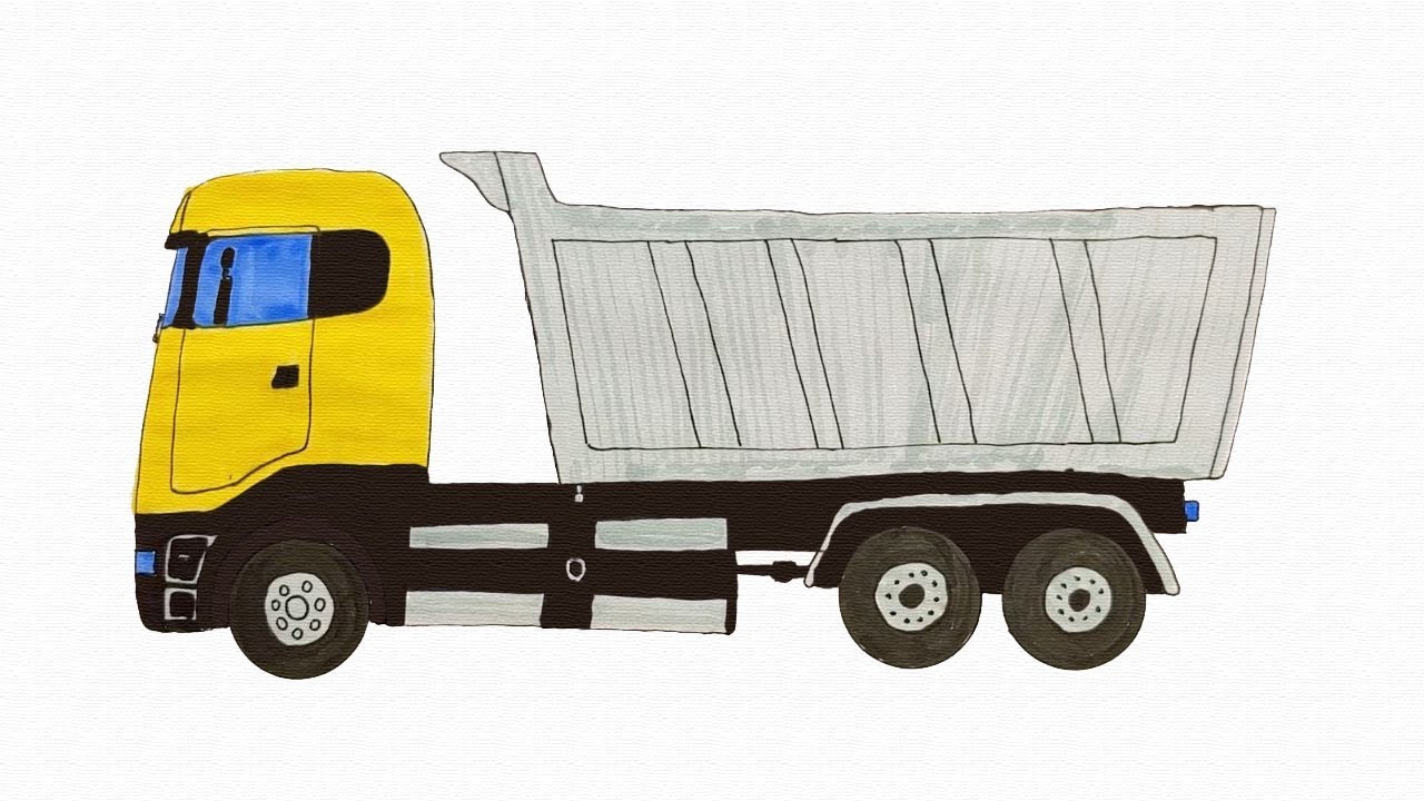 How to easy drawing Tipper for Kids - Children's Coloring Book with # ...