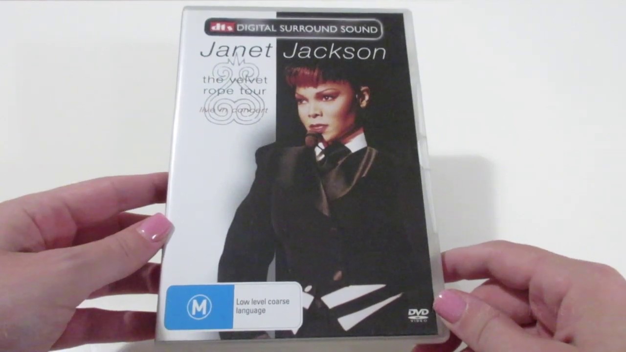 Unboxing: Janet Jackson - The Velvet Rope Tour: Live In Concert DVD ...