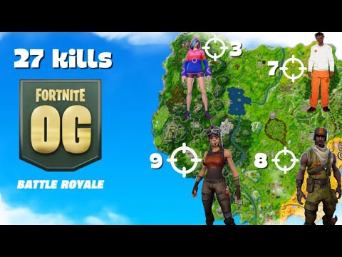 The FOUR CORNER Challenge! (OG Fortnite) - YouTube