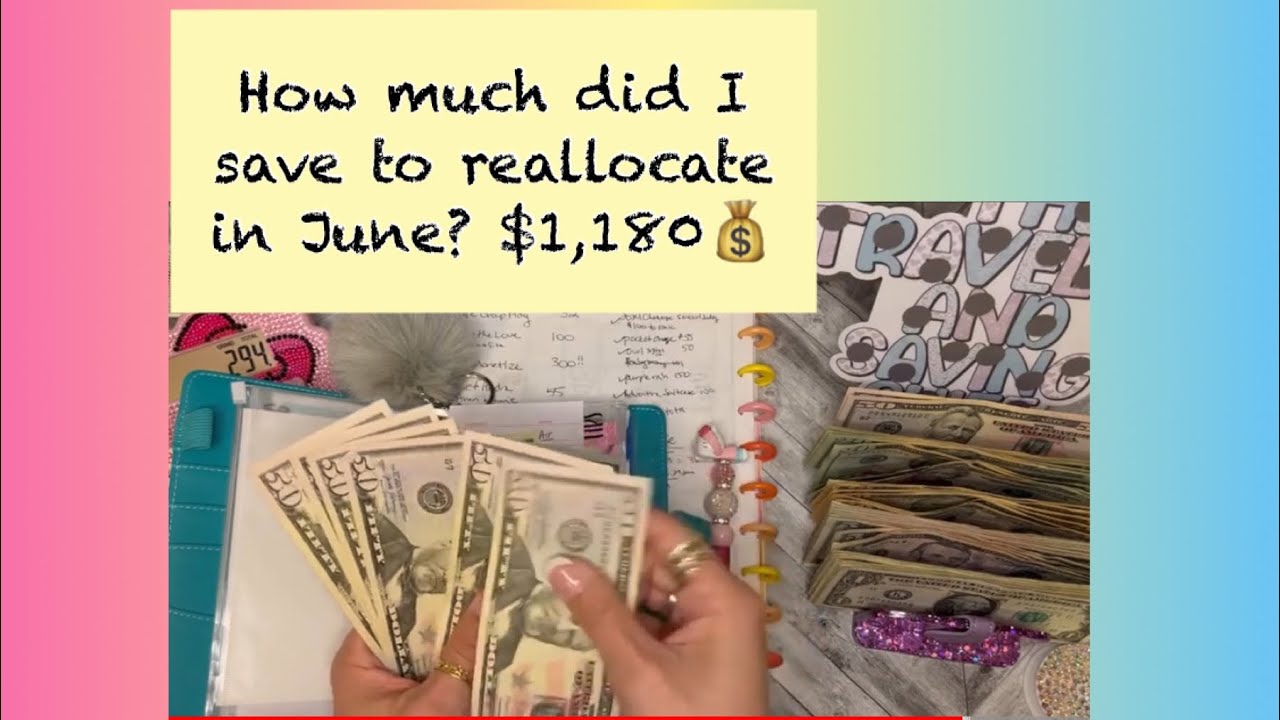 How Much Did I Save in June? June Savings Challenges!! 💰💰 #closeout ...