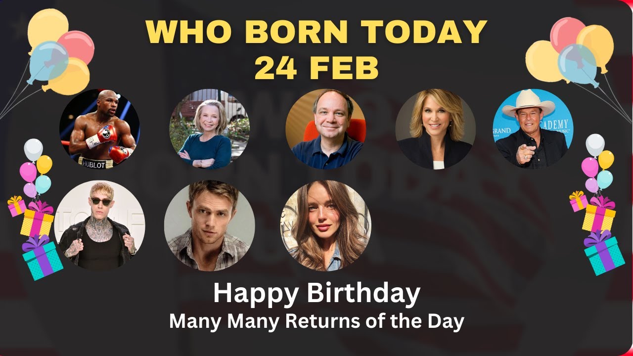 8 American Legend Who Born Today 24 Feb - YouTube
