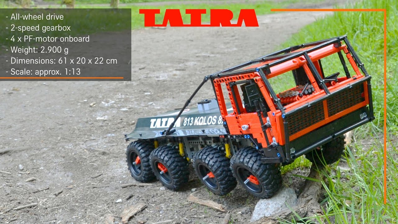 Lego Tatra 813 Kolos 8x8 MkIII (2016) - YouTube