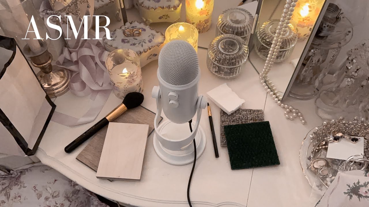 ASMR | testing 10 triggers 💗 scratching, tapping & mic brushing + soft ...