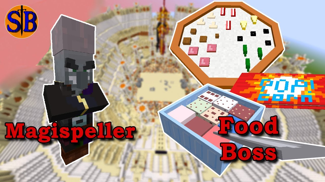 Magispeller vs Food Boss Reheated! | minecraft Mob Battle - YouTube