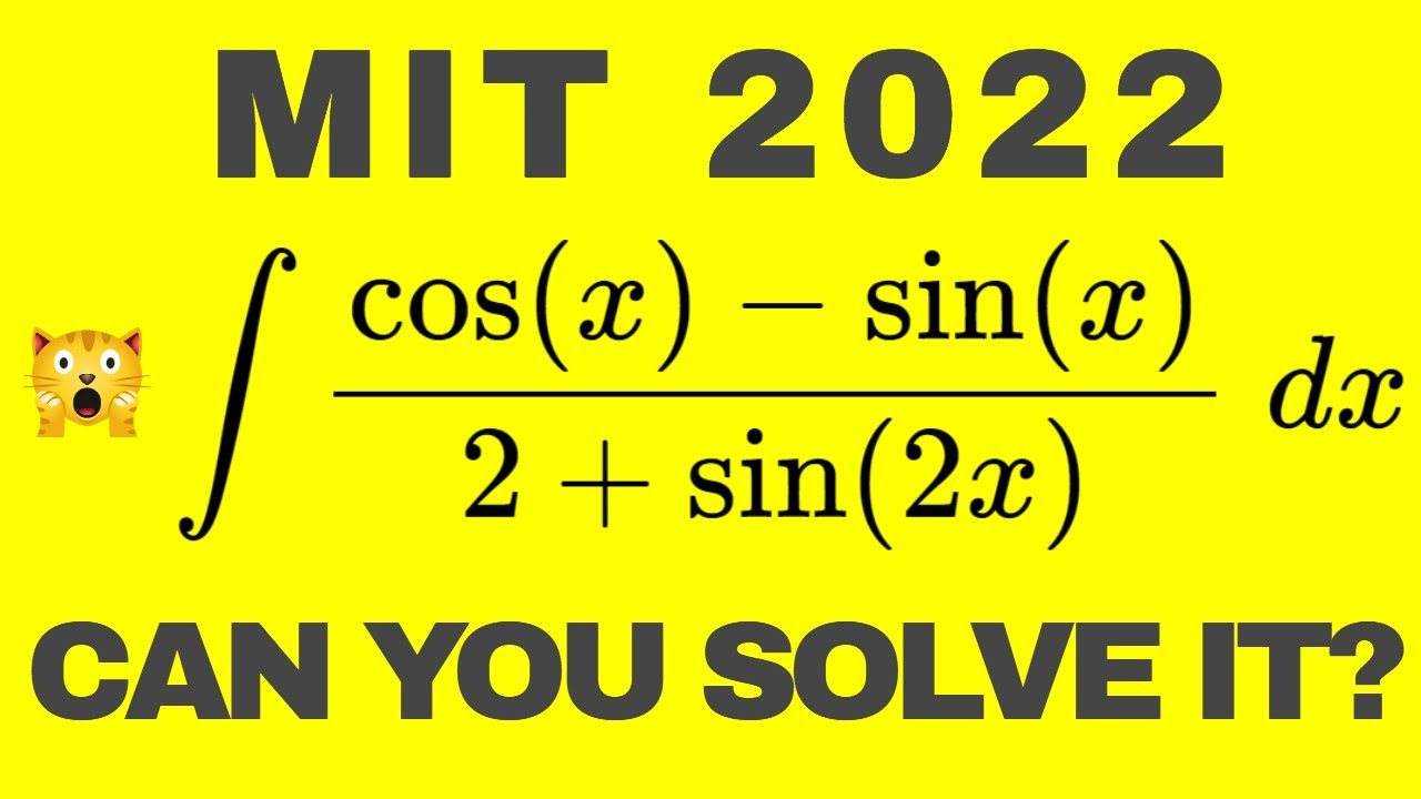 MIT Integration Bee 2022 Regular Season #11 - YouTube