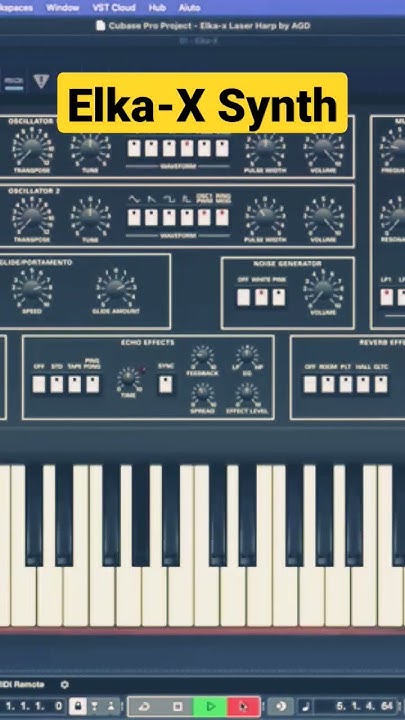 Elka-x Synth @CherryAudiovst #elka #synth #cherryaudio #agdugros # ...