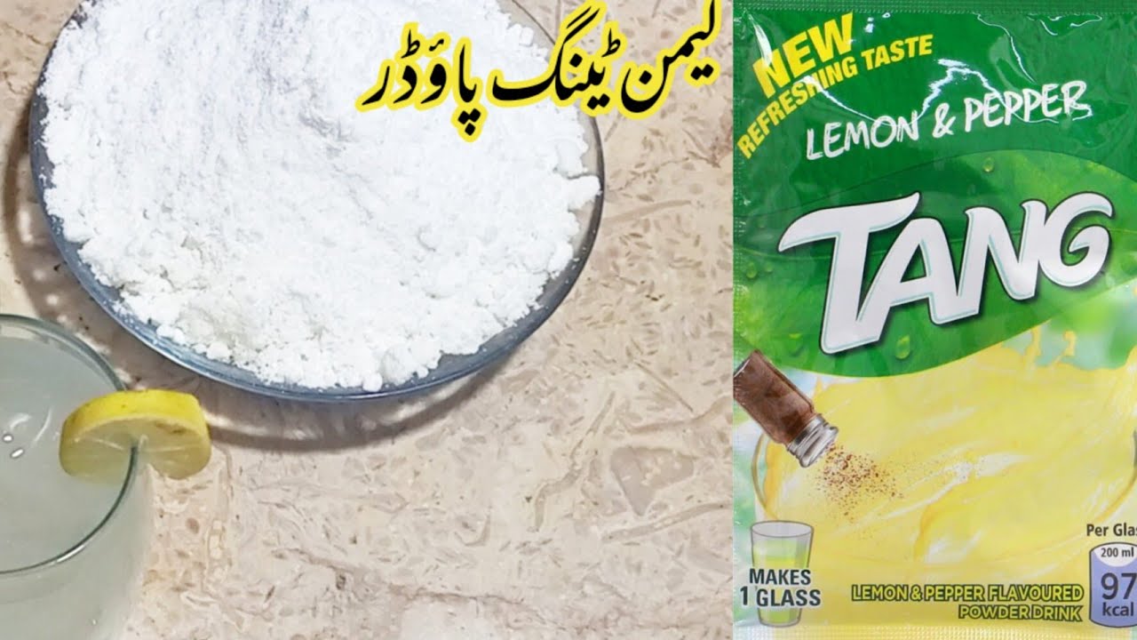 Lemon Tang - Homemade Lemon Tang Recipe - Ramzan Special - Real Lahori ...