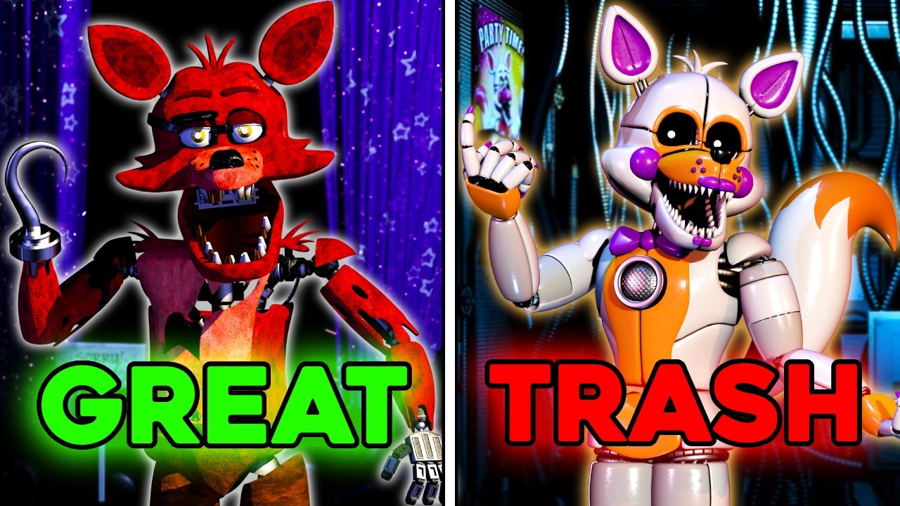 Which Foxy Character is The BEST? (Ranking every FNAF Foxy Animatronic ...